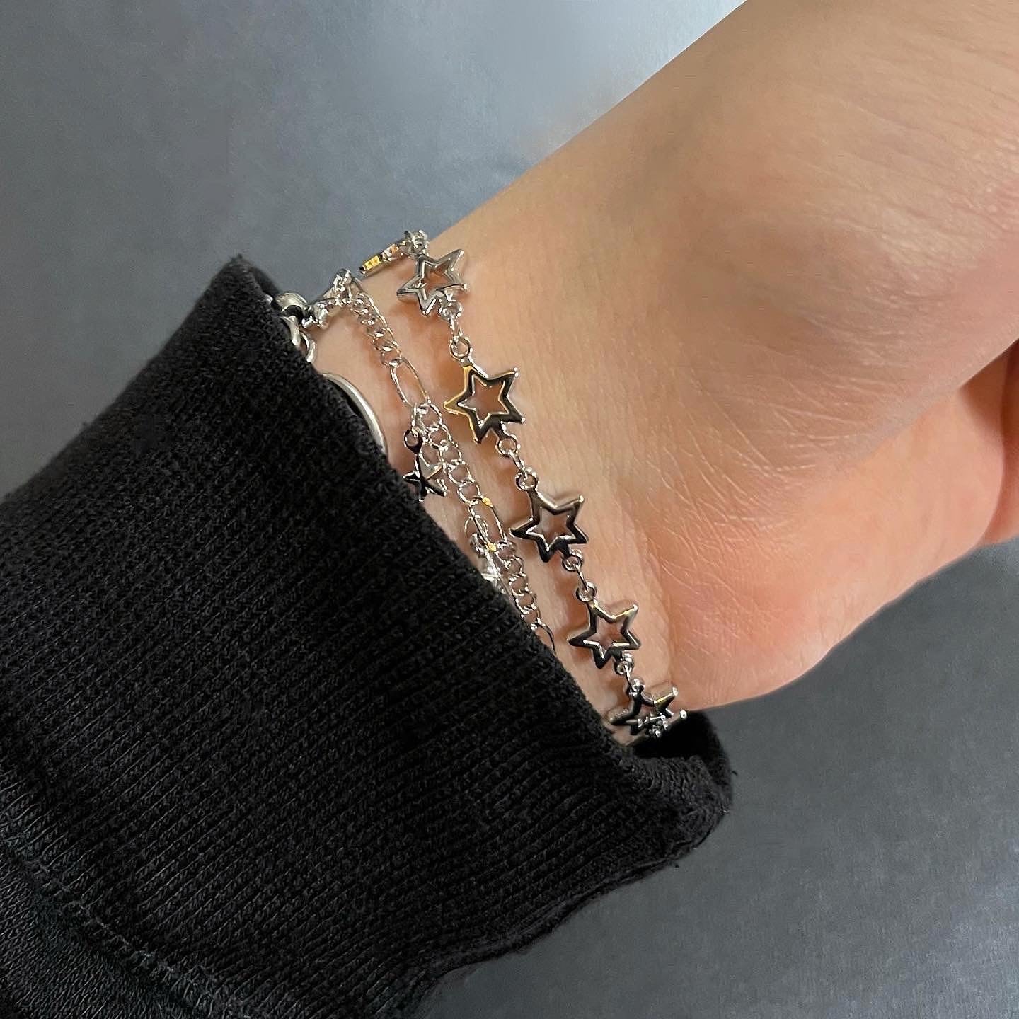 Star dangle charm bracelet – TOOFOOFEEFA