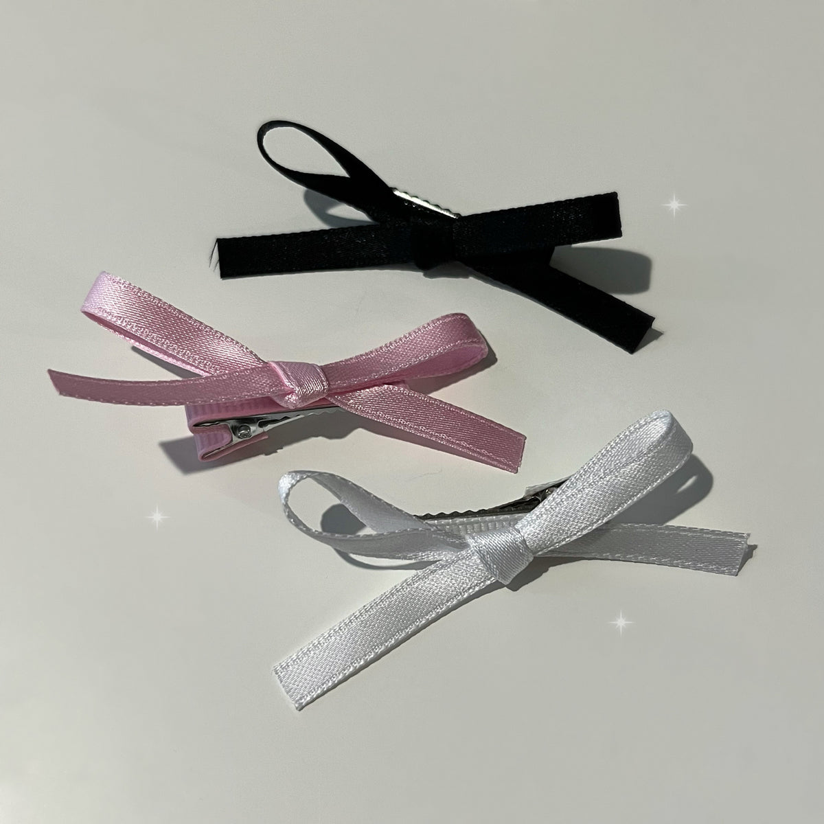 Classic pink ribbon hair clip – TOOFOOFEEFA