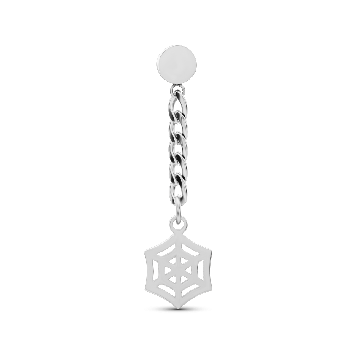 Spiderweb chain drop piercing – TOOFOOFEEFA
