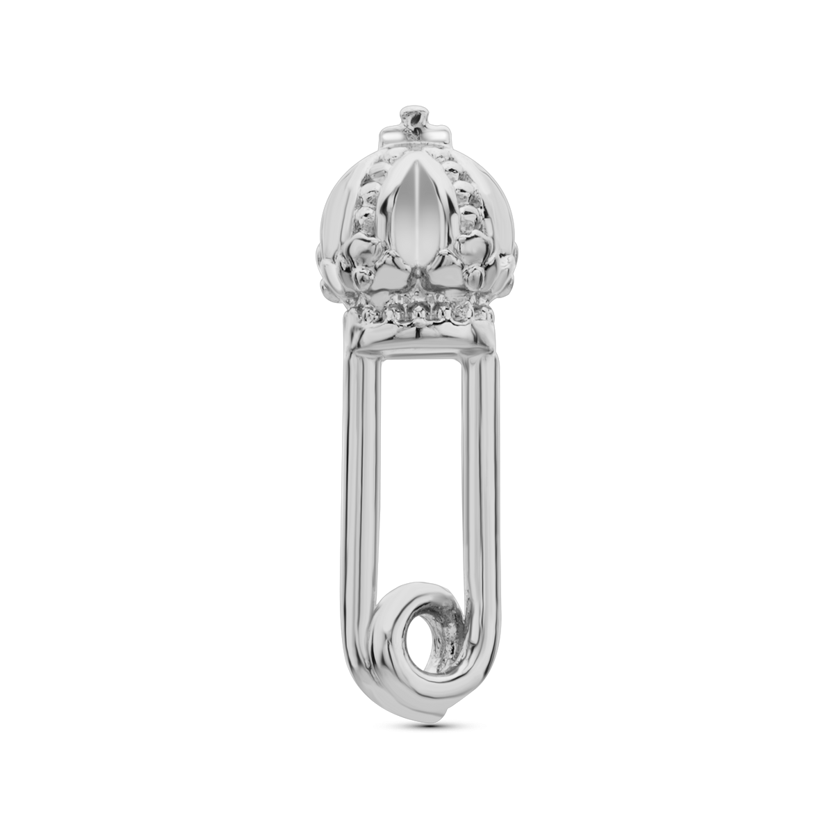 Crown safety pin piercing – TOOFOOFEEFA