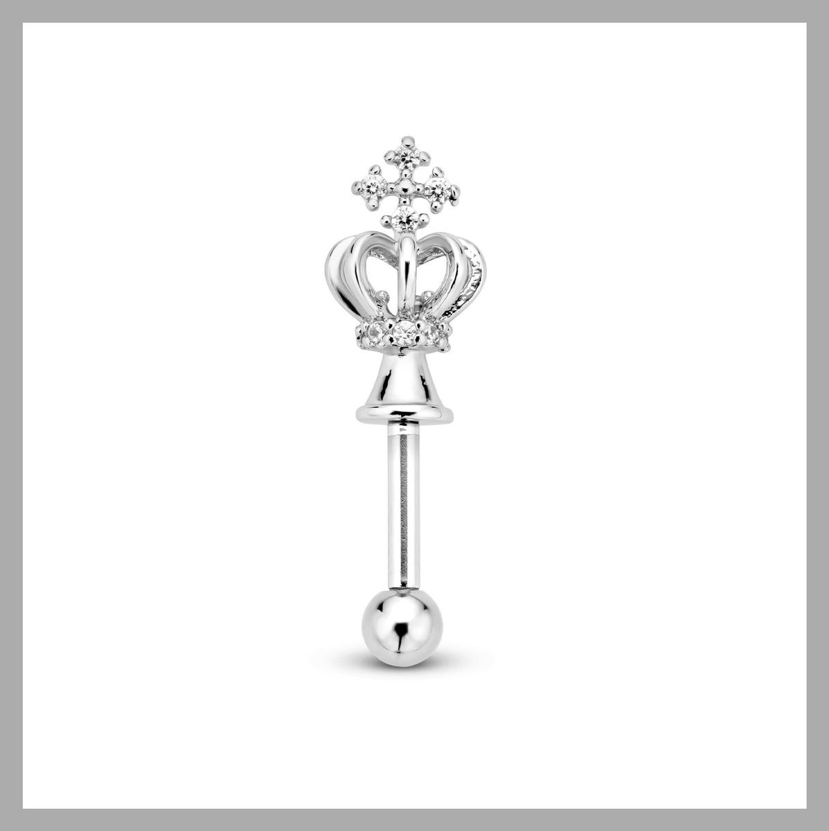 Chess crown straight piercing – TOOFOOFEEFA