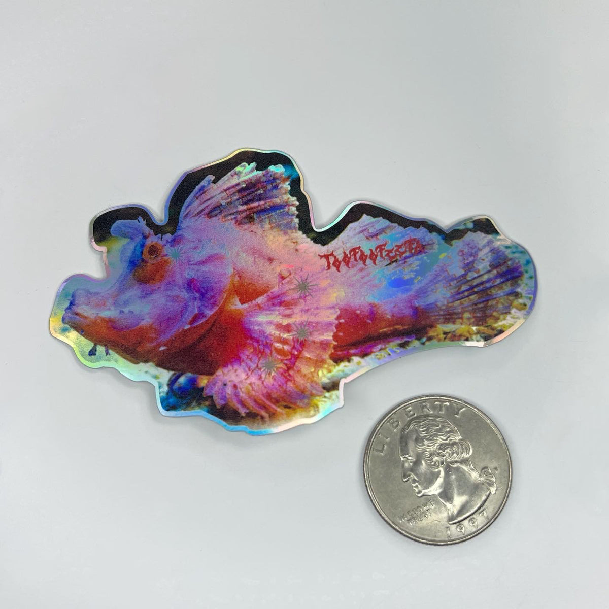 Holographic fish sticker – TOOFOOFEEFA